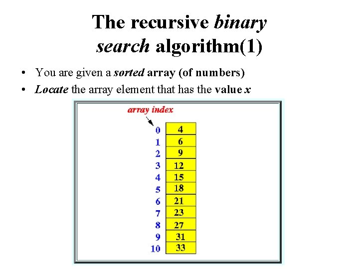 Intro to Recursion Fibonacci Numbers 1 f 0