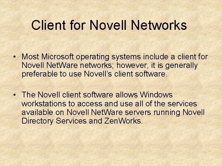 SYSTEM ADMINISTRATION Chapter 16 Client Workstation Basics Understanding