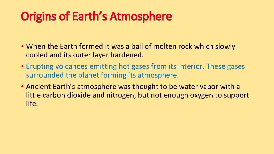 Earths Atmosphere Chapter 4 Lesson 1 Describing Earths