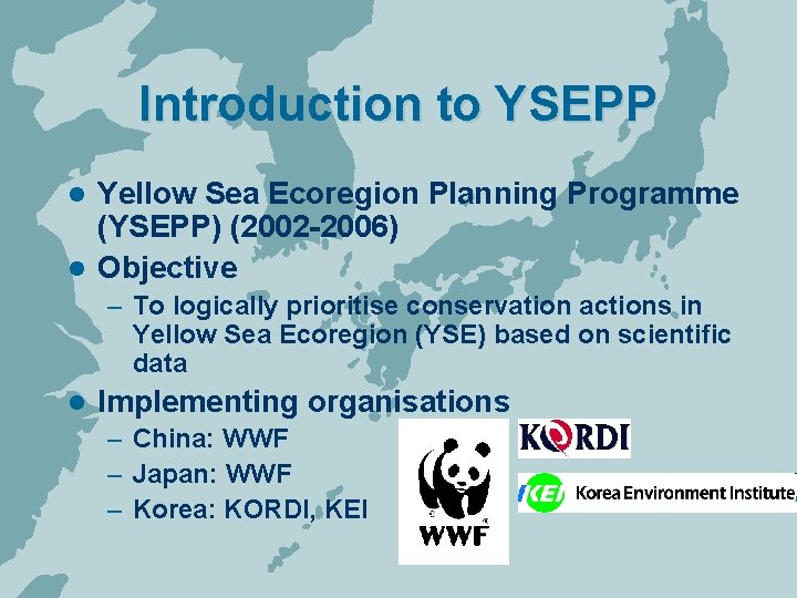 Critical habitats for biodiversity in the Yellow Sea