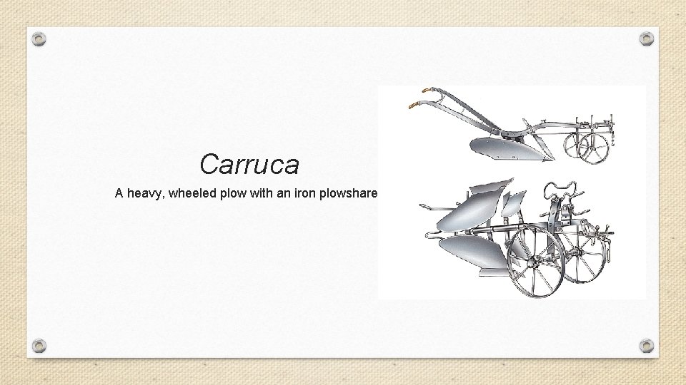 Peasants Trade Cities Block 1 Carruca Vocabulary pgs