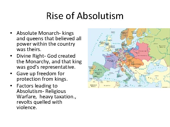 Louis XIV and Absolutism Agenda Bell Ringer What