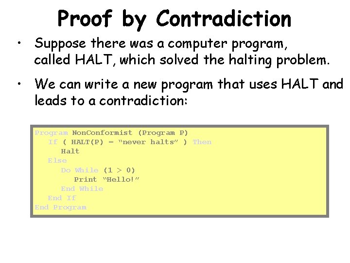 The Halting Problem Can We Design A Program 0116