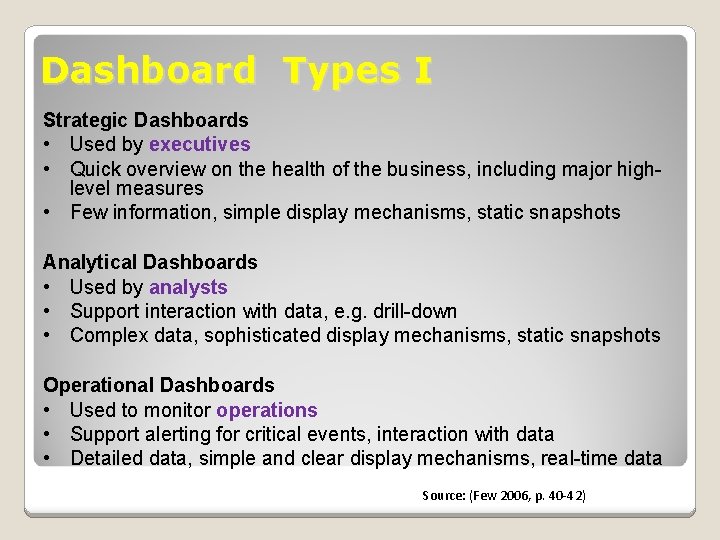Report Design Data Monitor using Business Objects Dashboard