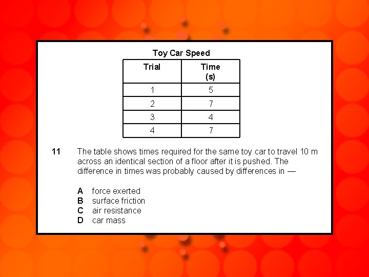 Grade 10 Objective 5 1 What is the