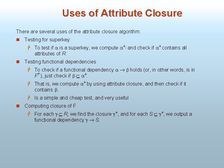 Chapter 7 Relational Database Design Chapter 7 Relational