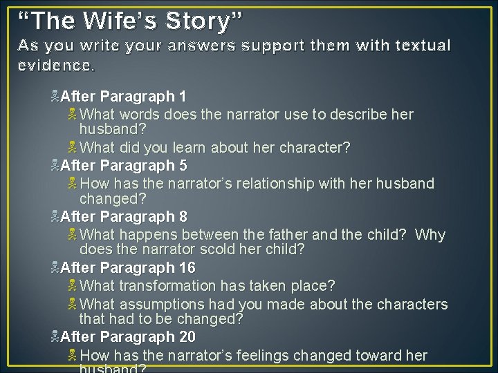 The Wifes Story Ursula Le Guin Tuesday October