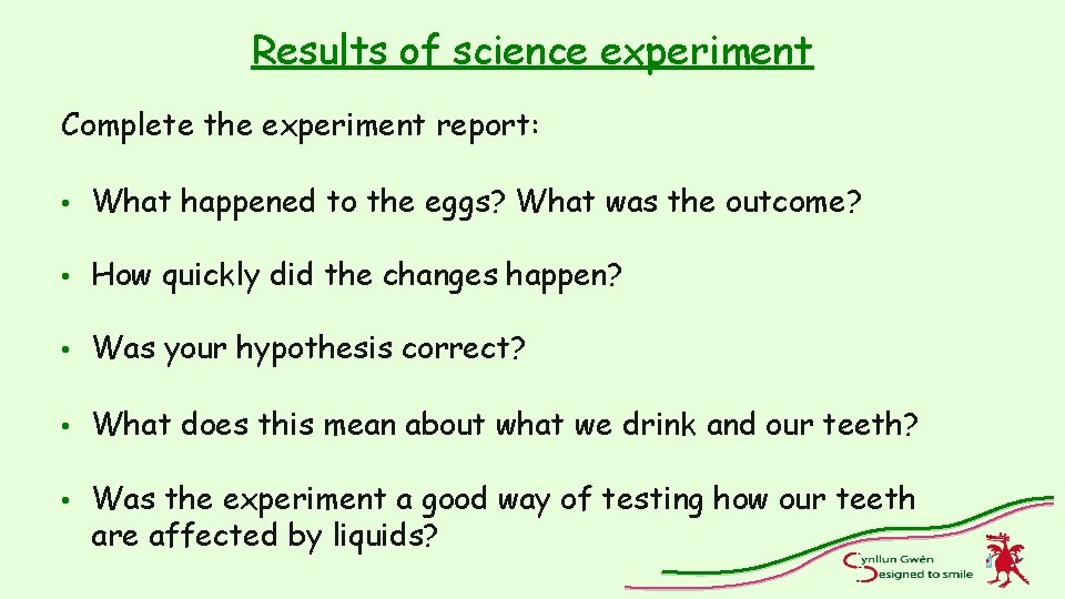 Oral Health Lesson 2 Learning about healthy teeth