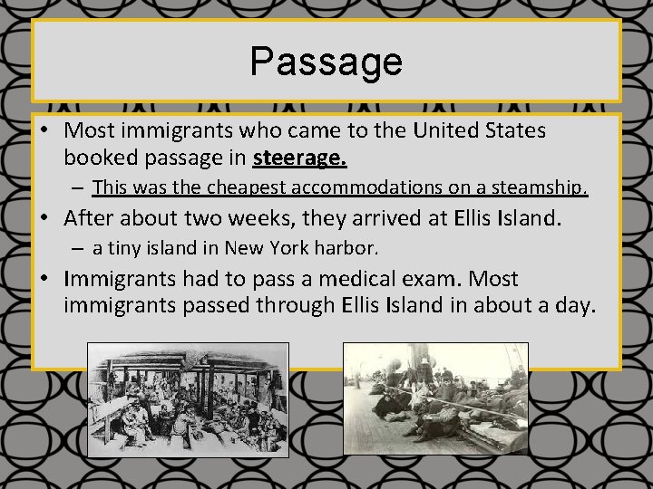 Immigration And Urbanization Immigrants In the late 1800