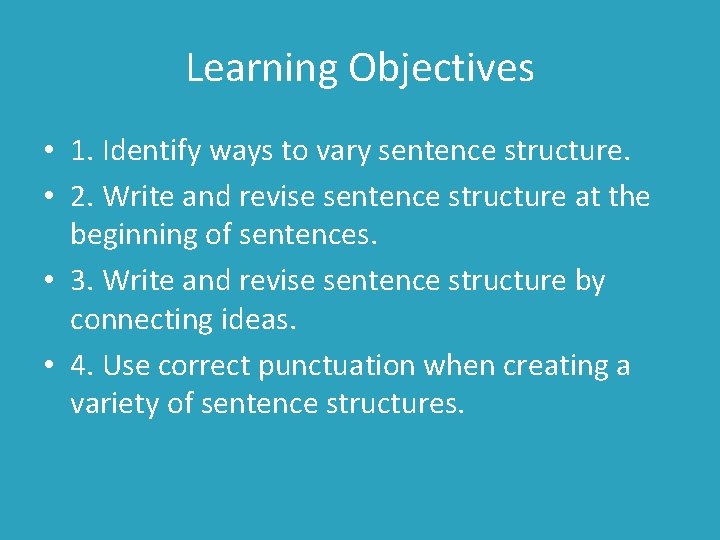 ESL 71 A Feb 10 Sentence Structure Sentence