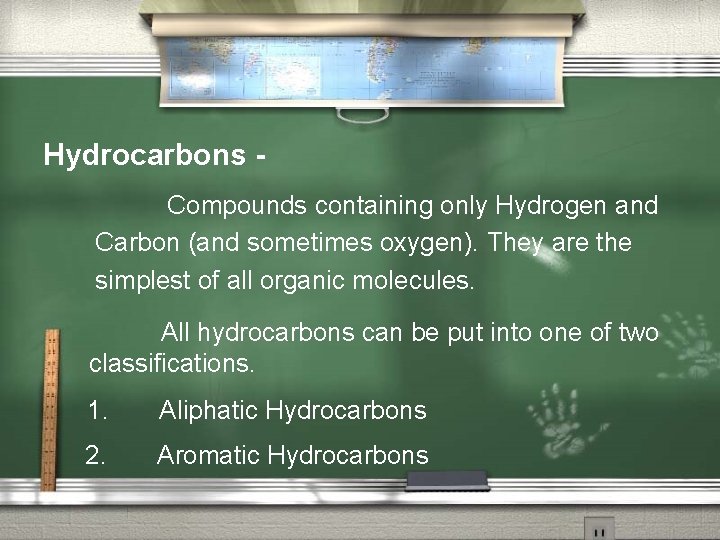Unit 7 Organic Chemistry Nomenclature of Hydrocarbons and