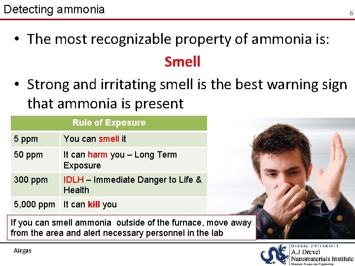 ChlorinationAmmoniation Setup Safety Patrick Urbankowski Drexel University May