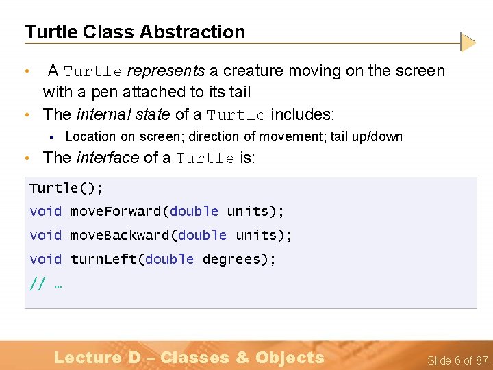 Lesson C Classes Objects Unit D 1 Introduction