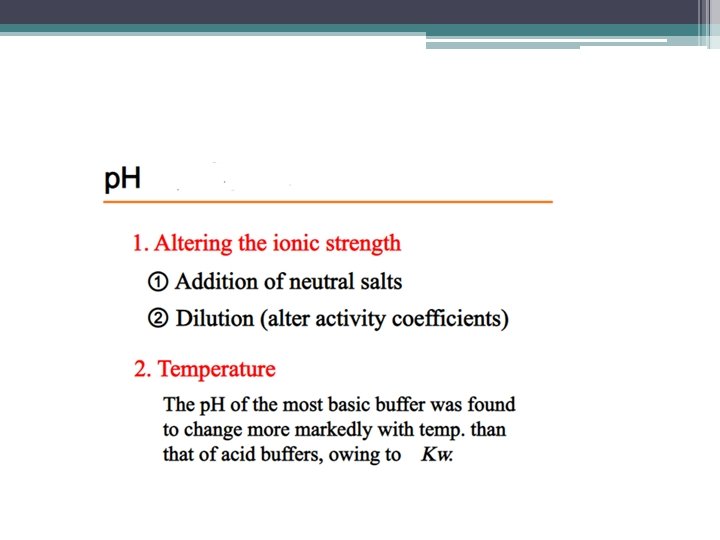 Lecture 3 Buffer and Isotonic solutions Lecture 4