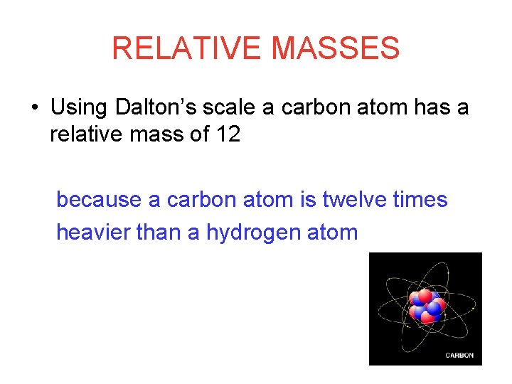 Atomic Mass and Isotope Objectives SWBAT calculate the