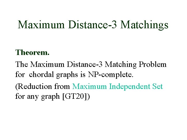 On Variants of Induced Matchings Andreas Brandstdt University