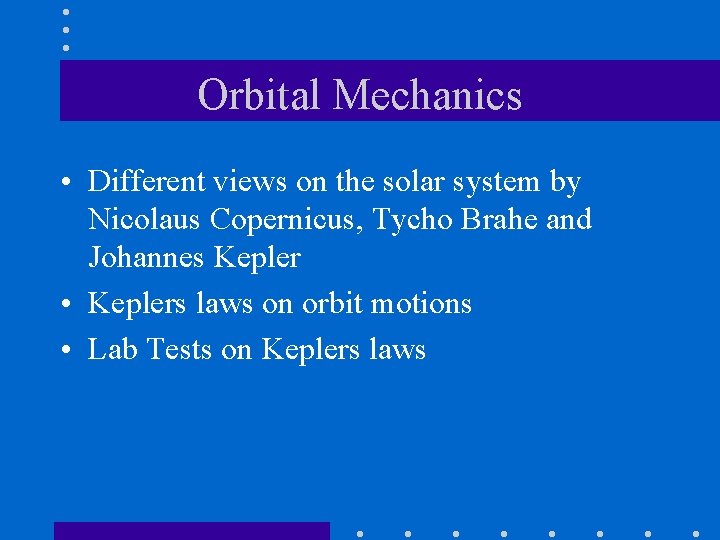 Satellite geodesy ge2112 Orbital Mechanics E Schrama Orbital