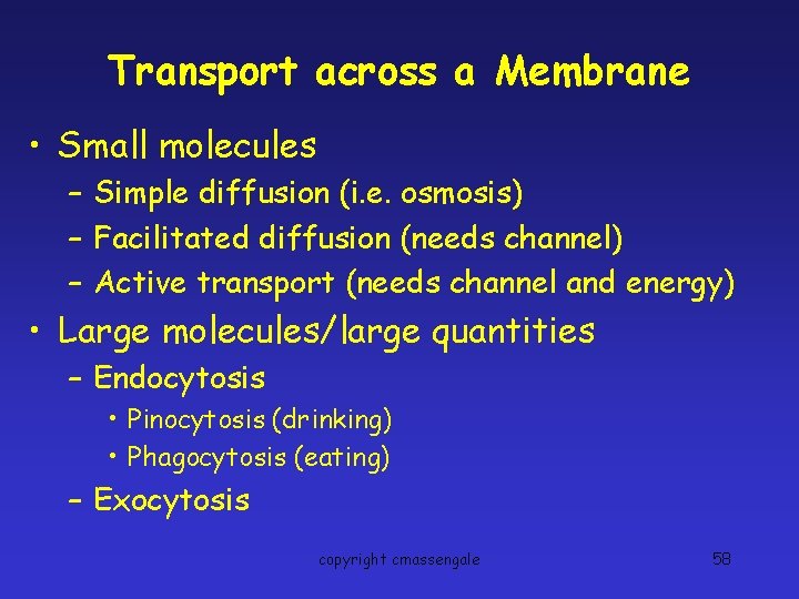 Bellringer 101617 Create your Unit 3 Cell Transport