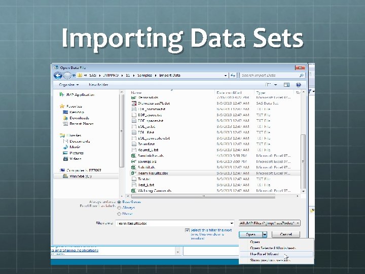 A Brief Introduction to JMP 10 Tim Bruce