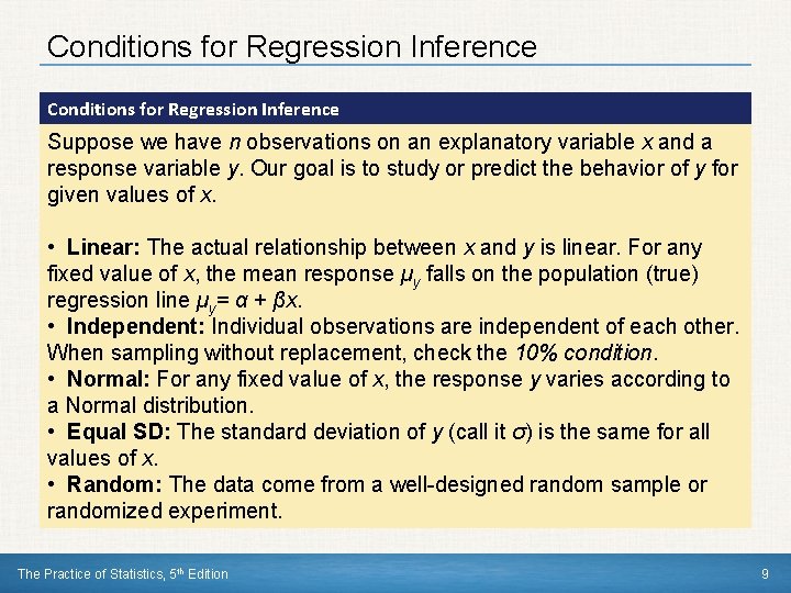 CHAPTER 12 More About Regression 12 1 Inference