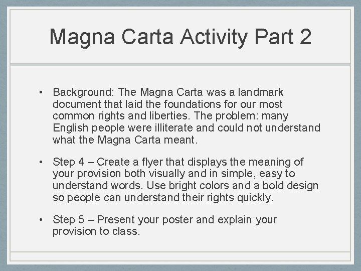 Our Political Beginnings Basic Concepts of Colonial Government