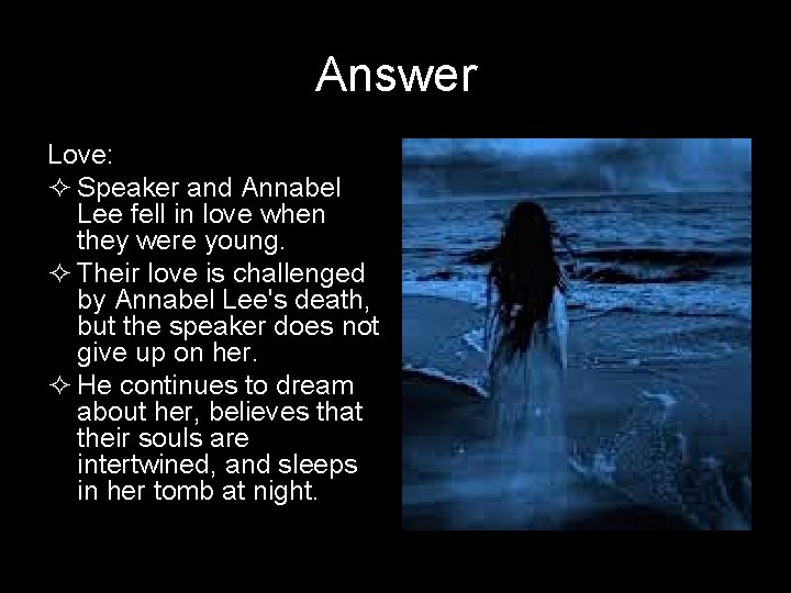 Annabel Lee Meet Edgar Allan Poe 1809 1849