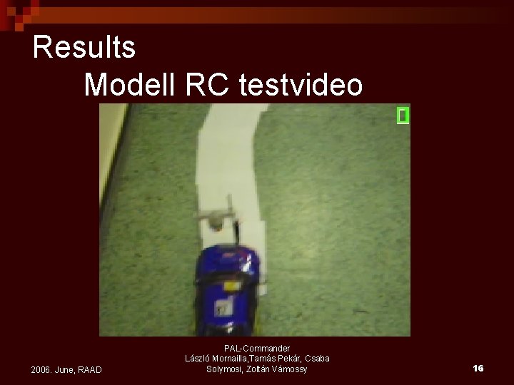PAL COMMANDER Mobile Robot Navigation Using Omnidirectional Vision