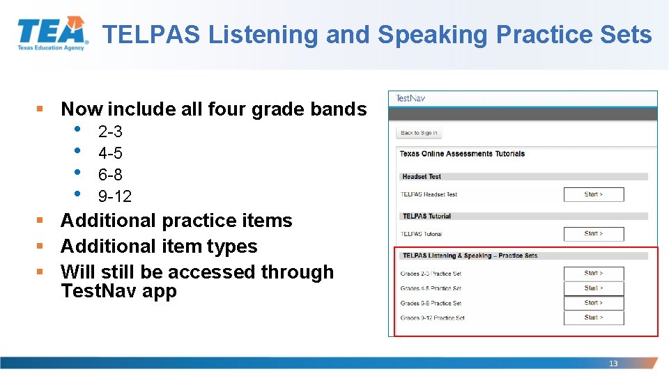 TELPAS and TELPAS Alternate Spring Updates February 6