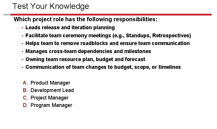 Introduction To Agile Objectives Review The Blended Agile