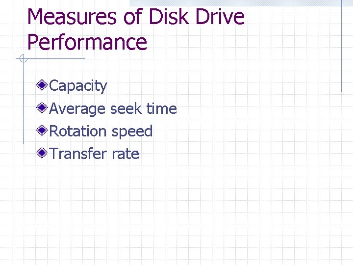 CS 422 Principles of Database Systems Disk Access