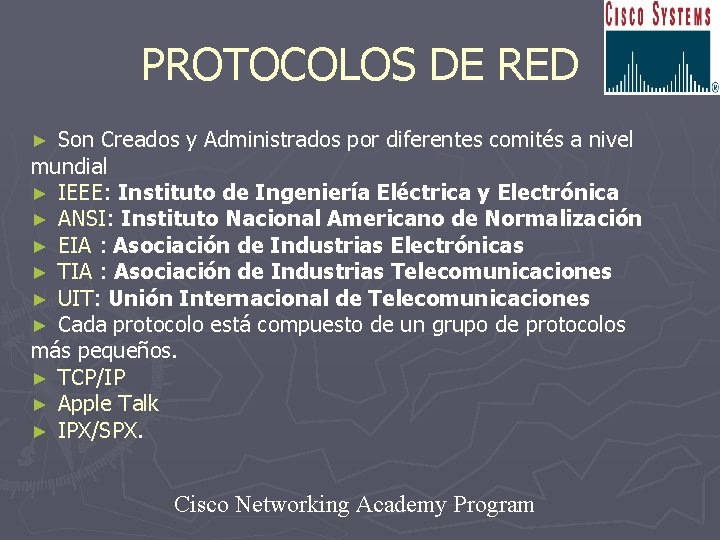 MODULO 2 ASPECTOS BASICOS DE NETWORKING Cisco Networking