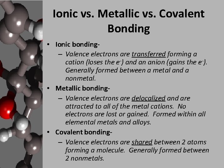 Chapter 8 Pages 238 273 Covalent Bonding Learning