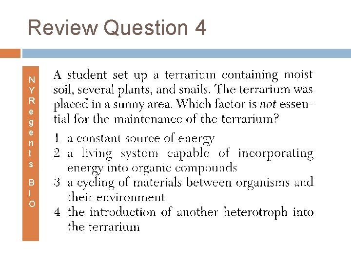 UNIT 1 ECOLOGY Biology Review Power Point Review