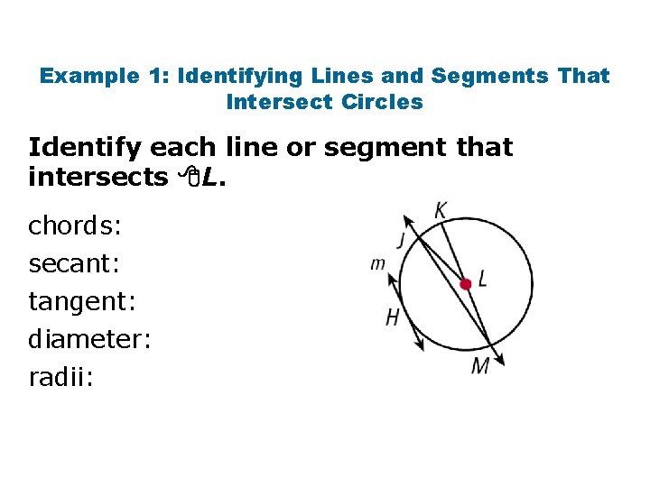 10 1 Vocabulary interior of a circle exterior