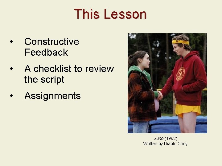 Lecture 10 The Art of Constructive Feedback Breakfast