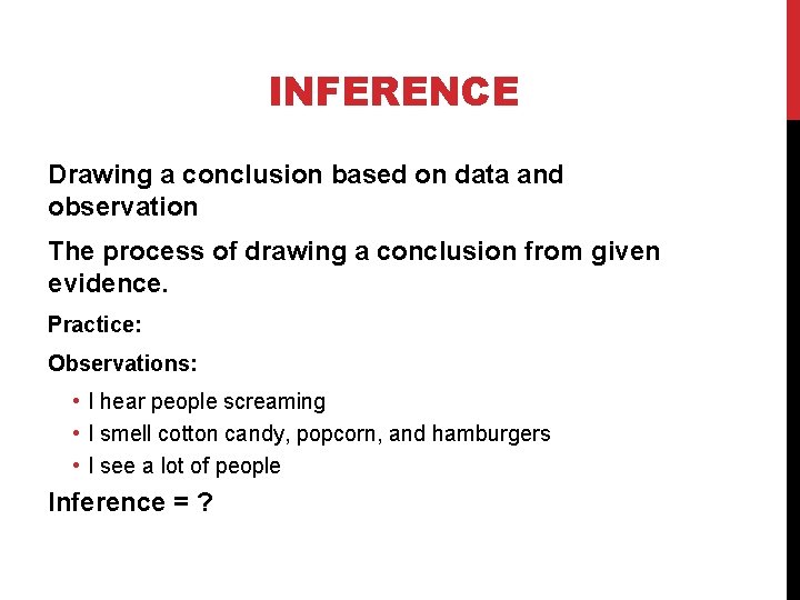 OBSERVATIONS HOW WE LOOK AT THINGS IN SCIENCE