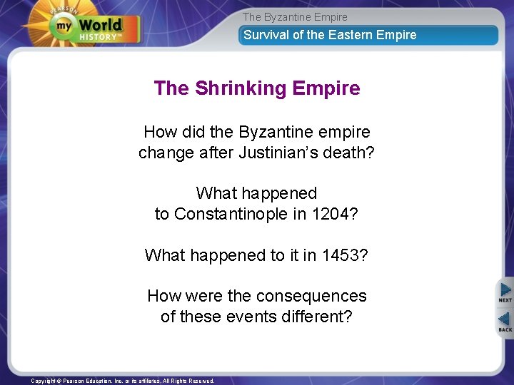 The Byzantine Empire Introduction Chapter Introduction This chapter