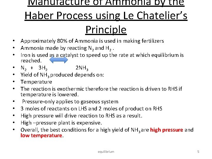 Chemical Equilibrium Check out TED ED If molecules