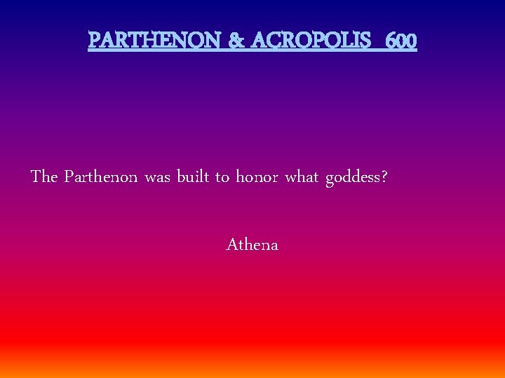 Ancient Greek Jeopardy By Mr Cegielski Ancient Greek
