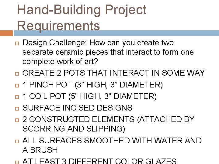 PINCH AND COIL POT CONSTRUCTION Ceramic HandBuilding Techniques