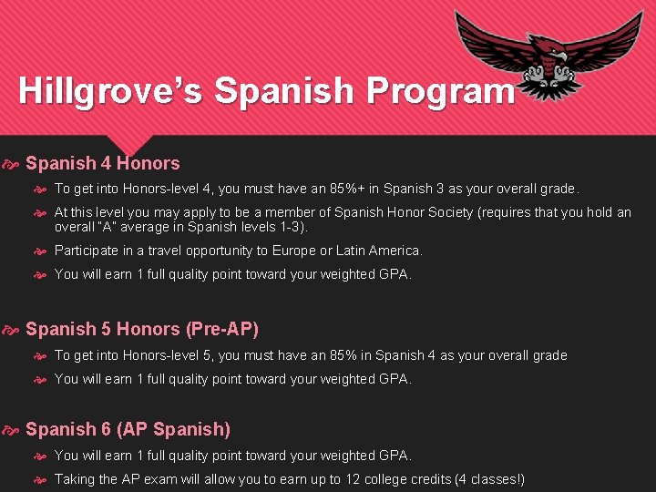 Bienvenidos a la clase de espaol Please grab