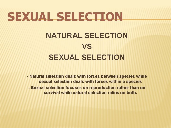EVOLUTION BY NATURAL SELECTION Evolution Change over time