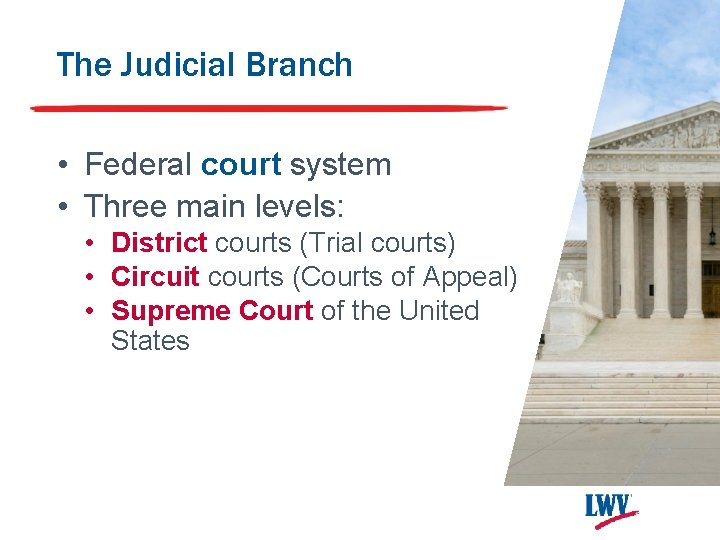 THE THREE BRANCHES OF THE U S GOVERNMENT