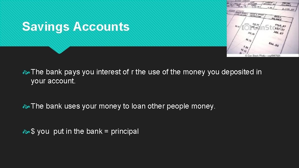 2 3 Savings Accounts Advanced Financial Algebra Types