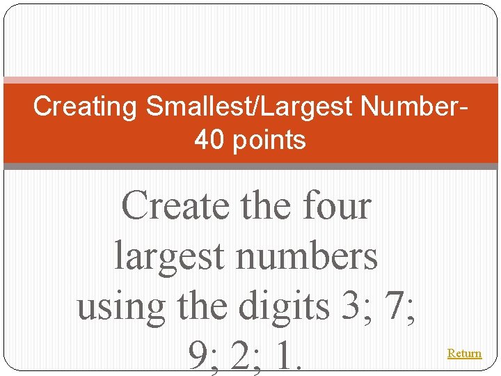 Renaming Creating Smallestlargest Numbers Comparing Numbers Time Rounding
