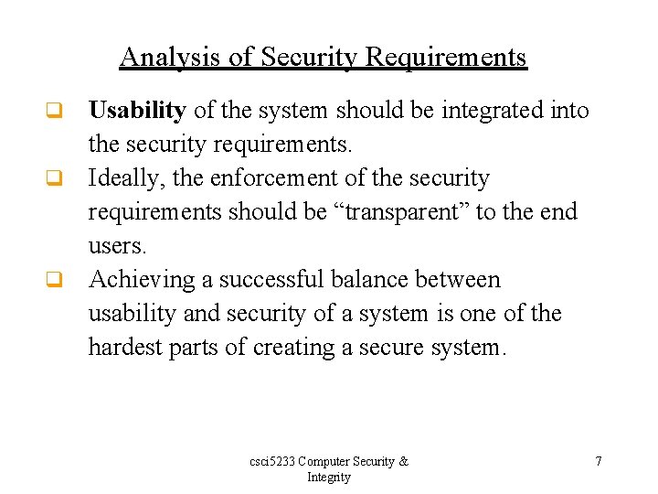 Overview of Security Java based on GS Ch