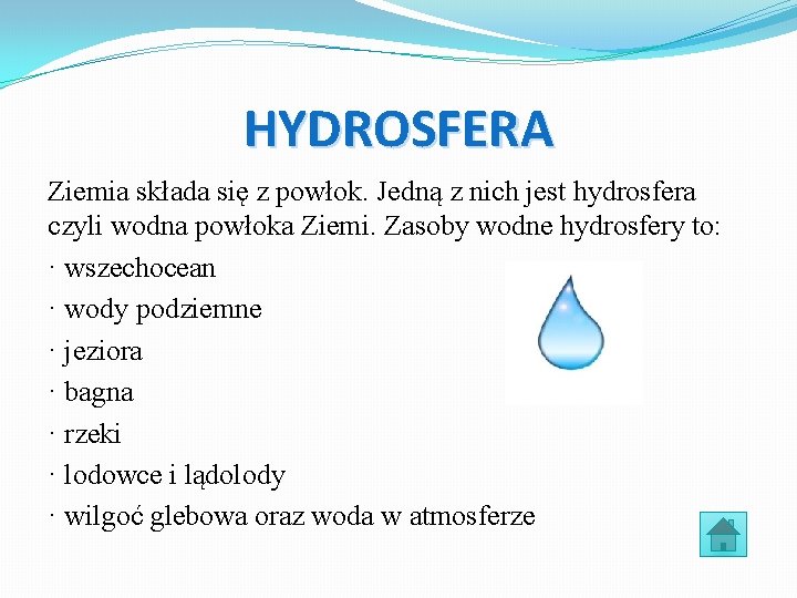 Zasoby wody na Ziemi i ich zuycie Opracowa