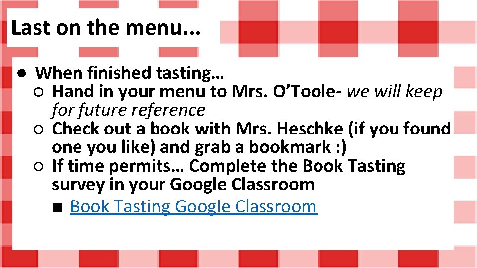 Welcome to Book Tasting What is Book Tasting
