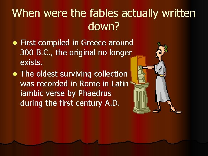 Aesop and His Fables The Cultural Legacy of