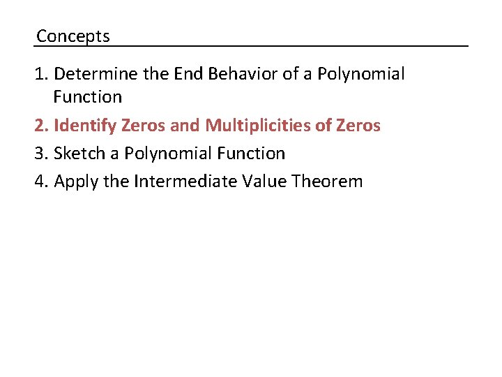 College Algebra Chapter 3 Polynomial and Rational Functions
